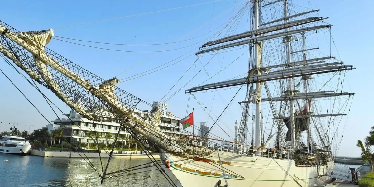 Omani Sailing Ship Shabab Oman II Docks in Jeddah After Six-Month ...