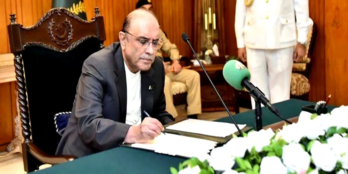 President Zardari Approves Three Key Bills Restructuring Pakistan’s ...
