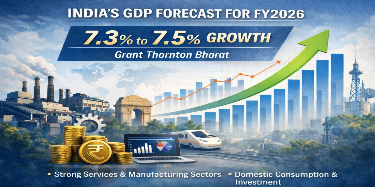 India’s GDP Expected to Grow 7.3–7.5% in FY26: Grant Thornton Bharat ...
