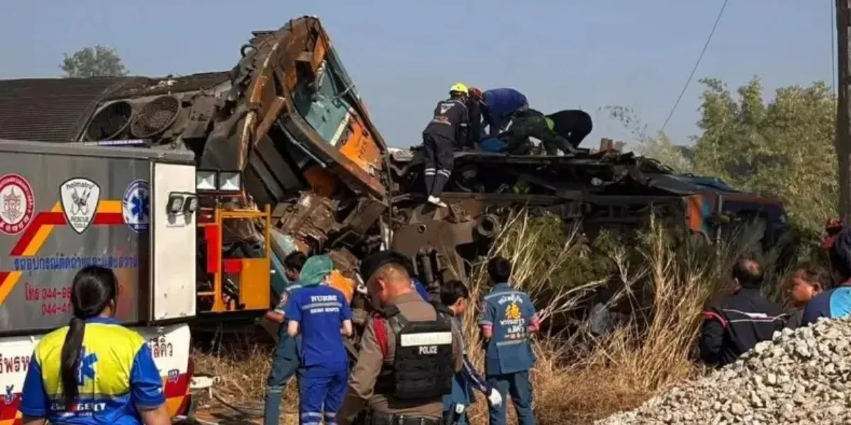 Crane Collapse on Train in Thailand Kills 22, Rescue Ongoing | Human Online