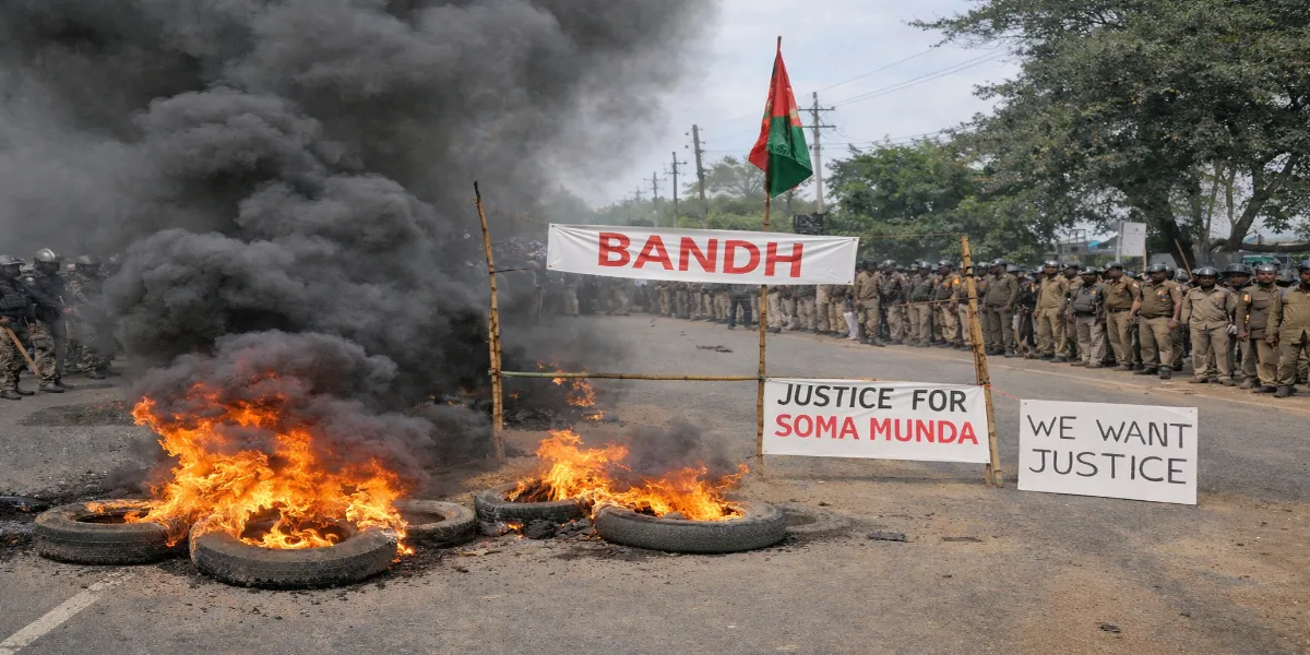 Tribals Enforce Jharkhand Bandh, Protest Killing of Village Head ...